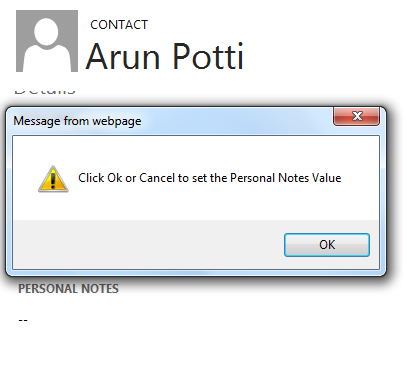Alert Dialog and Confirm Dialog in MSCRM 2013 Using Javascript | Arun ...