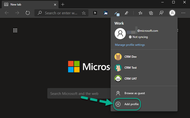 How to login multiple CRM accounts in Microsoft Edge and Google Chrome ...