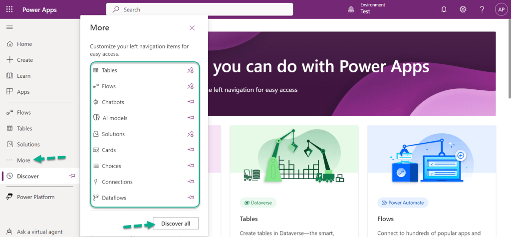 Microsoft Power Apps Left Navigation pane has a new look!!! | Arun ...